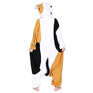 SAZAC Calico Cat Kigurumi - Onesie Jumpsuit Halloween Costume