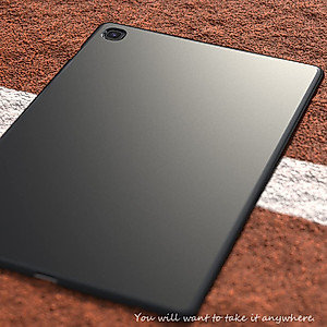 Puxicu Case for Galaxy Tab S5e 10.5 2019 Case, Slim Design Matte TPU Rubber Soft Skin Silicone Protective Cover for Samsung Galaxy Tab S5E 10.5 Inch Model SM-T720/T725/T727 2019 Release Tablet - Black