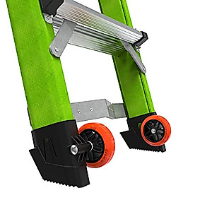 Little Giant Ladder Systems Conquest 2.0 All-Terrain, M17, 17ft, Multi-Position Ladder with Adjustable Outriggers, Fiberglass, Type 1A, 300 lbs Weight Rating, (17107-001)