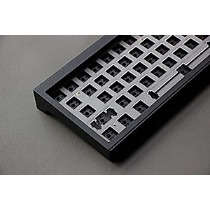 Hyekit Finalkey Cidoo V65 R2 Wireless Gaming Mechanical Keyboard, CNC Aluminum Frame, Bluetooth/USB Wired, Via Programmable, Hot Swap, Gasket Mount, 65% Keyboard, RGB Backlit, for Win/Mac, Black
