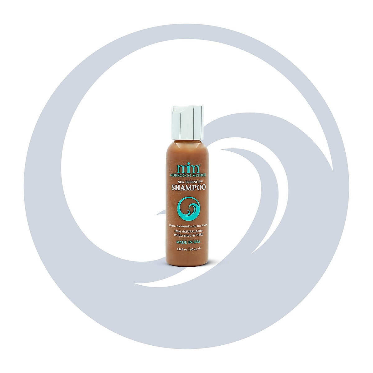 Morrocco Method Sea Essence Shampoo - 100% Natural & Raw. Unisex. For Normal to Dry Hair and Scalp. No SLS, Parabens or GMO's. Made in USA - 2 oz.