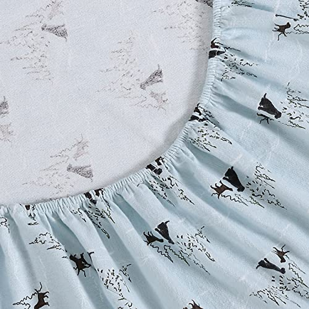 Eddie Bauer - Queen Sheets, Cotton Flannel Bedding Set, Brushed For Extra Softness, Cozy Home Decor (Dog Friends, Queen)