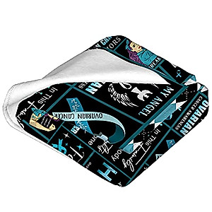 Ovarian Cancer Gifts for Women, Ovarian Cancer Awareness Throw Blanket for Women, Gifts for Ovarian Cancer Survivor, Mothers Day Blanket Gifts for Ovarian Cancer Patients, Teal Blanket 50"x60"