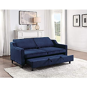 Lexicon Maston Convertible Studio Sofa Bed, Navy