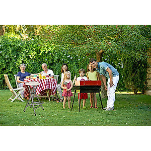 Folding Stools for Adults Portable, 28 inch Collapsible Stool Heavy Duty, Indoor Tall Bar stools with Handle, Plastic Counter Barstool Chair for Kitchen Outdoor Travel-White H72xW31cm(28x12inch)