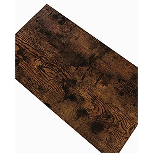 Amyove Metal Wine Rack Wine Bottle Holders Stands Freestanding Floor,Wine Storage Organizer Display Rack Table Wine Glass Rack for Bar Kitchen Dining Living Room, Small Spaces,Rustic Brown