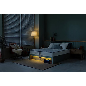 Navien Mate EQM 582, King – EMF-Free Water Heated Mattress Pad Warmer – Dual Temperature Control – WiFi Enabled & Eco-Friendly – Helps Soothe & Relieve Stress, Muscle Soreness, & Tension