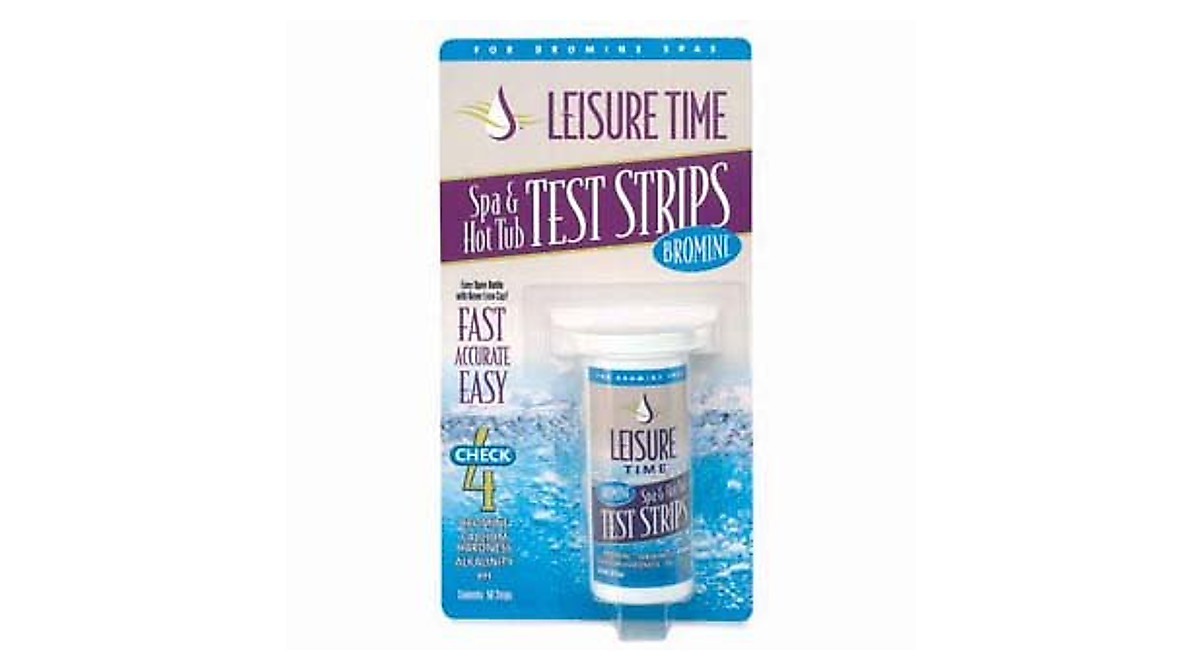 Leisure Time Bromine 4-Way Test Strips – Easy Spa Water Testing
