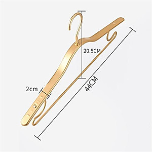 N/A 5-Pack Metal Hangers Aluminum Alloy Non-Slip Thickened Winter Coat Hangers Household Storage Hangers