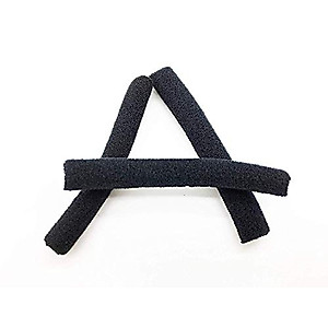 Reki CS540 Foam Tube | Premium Soft Replacement Foam Compatible with Plantronics WH500, CS540, W440 and Savi W740 Earloop Ear Hook Wireless Headset (3pcs)