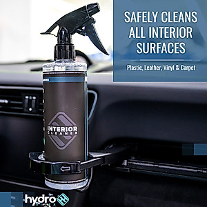 HydroSilex Plastic & Leather Interior Cleaner (16oz) | Safely Deep Cleans Plastic, Leather & Vinyl | Tough on Stains, Dirt & Grime | Dye Free Formula | No Greasy Residue