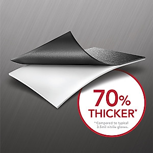 Venom Steel Premium Industrial Black Nitrile Gloves, One Size Fits Most, (Pack of 50)