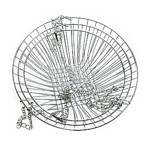 YYTONG 3 Tier Fruit Basket Hanging Heavy Duty Metal Fruit Baskets Bowl Vegetable Organizer for Kitchen, Detachable Vegetable Storage Fruit Stand Holder, Countertop Space Saver (Silver)