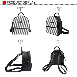 JOAIFO Red Tribal Tattoo with Hibiscus Print Mini Casual Backpack Shoulder Bag Rucksack Travel Bag Fashion Polynesian Style Daypack for Girls Womens