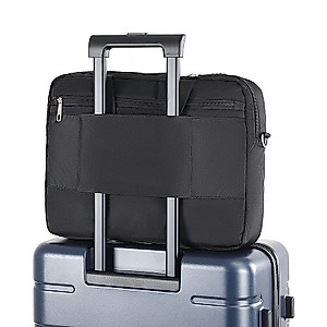 Omnpak 16-17 inch Laptop Bag, Laptop Briefcase with Combination Lock, Anti Theft Business Office Bag,Satchel Bags for Men,Water-Repellent Gaming Computer Bag for Women Locking Notary Bag, Hippa Bag