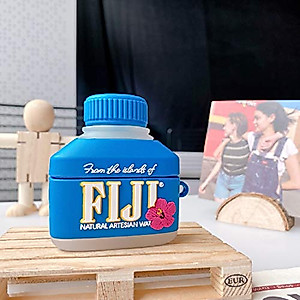 Shineyii for Airpod Pro 2019/Pro 2 Gen 2022 Case Soft Silicone Cute Cartoon Funny Cover Skin Accessories Keychain Girls Kids Teens Cases for Air Pods Compatible with Airpods Pro, Flower Bottle