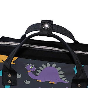 Cute Dinosaurs Diaper Bag Travel Backpack - Large Baby Nappy Bag Organizer(e)