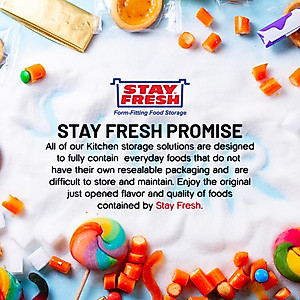 Stay Fresh Sugar Storage Container – Kitchen Discovery – Snap Close Sugar Canister Keeps Granules Fresh, Pourable and Spillproof for Optimal Sugar Storage