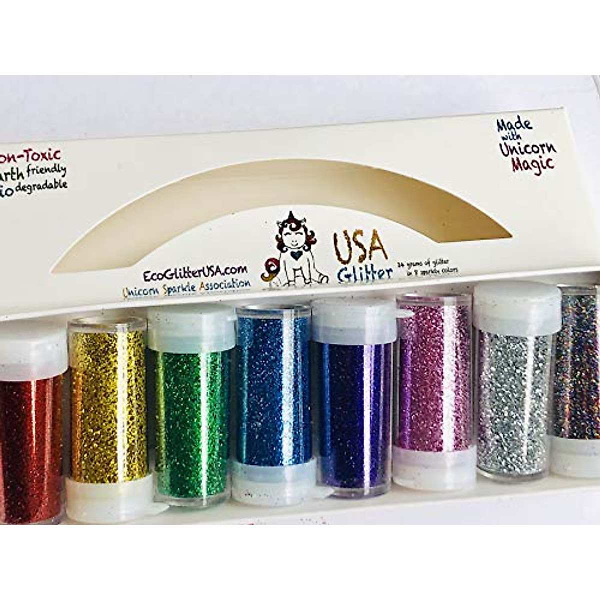 Biodegradable Glitter for Art, Craft, Body, and Makeup-Great for Kids Too, and It's Fair Trade!