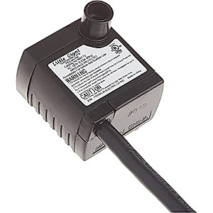 Little Giant PES-40-PW 115-Volt, 45 GPH Magnetic Drive Fountain Pump with 6-Ft. Cord, Black, 566713