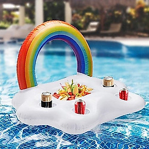 Ice Bucket Summer Inflatable Ice Bucket Drink Holder Floating Pools Water Ice Bucket for Beer Drink Table Cup Holder Ice Bar Cooler Party