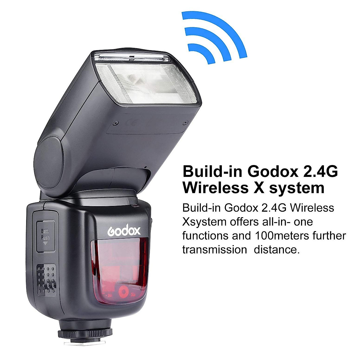 GODOX V860II-S Kit HSS 1/8000s GN60 2.4G TTL 1.5s Recycle Time Li-ion Battery Camera Flash Speedlite Light Compatible for Sony Camera & Color Filters & Diffuser (V860II-S)