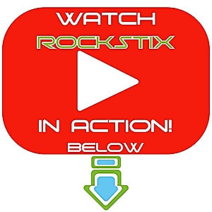 ROCKSTIX 2 HD BLUE, BRIGHT LED LIGHT UP DRUMSTICKS, with fade effect, Set your gig on fire! (BLUE ROCKSTIX)