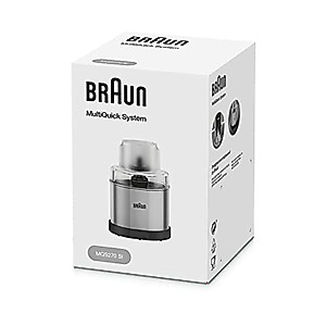 Braun MQS270SI Multiquick Coffee and Spice Grinder Hand Blender Attachment, 1.5-Cup