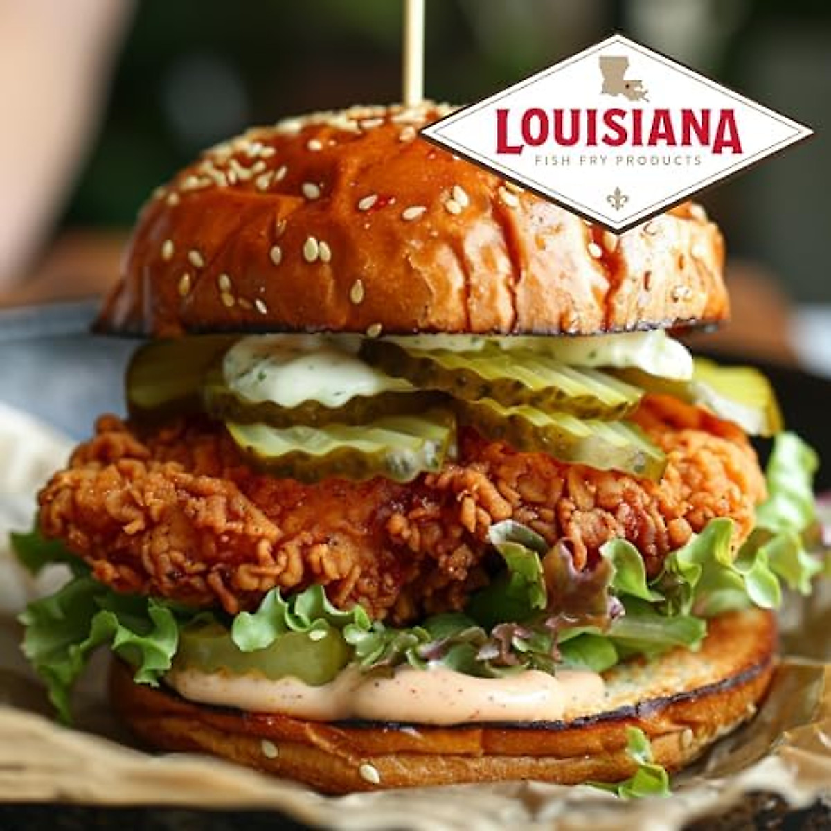 Louisiana Fish Fry Seasoned Chicken Fry Batter 9oz (Pack of 2) - Authentic Southern Fried Chicken - Bring the Taste of Louisiana Home