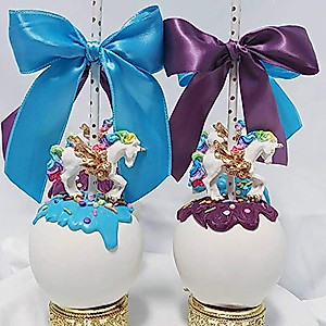 Yesland 1000 Pack Candy Apple Sticks - 5.5 Inch 5mm Sturdy Bamboo Sticks for Caramel - Wooden Skewer Sticks for BBQ, Corn Dog, Corn Cob, Cookie, Lollipop & Kabob