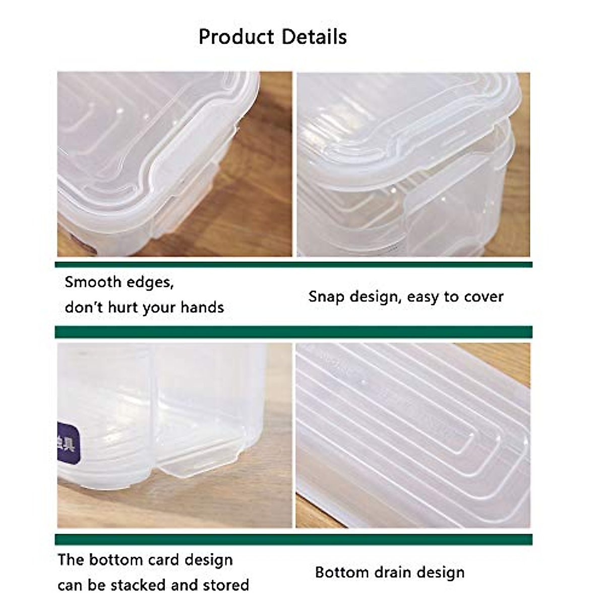 Swity Home Set of 2 Pasta Storage Containers ，Airtight Spaghetti Container Storage With Locking Lids ， BPA-Free Pasta Canister Set