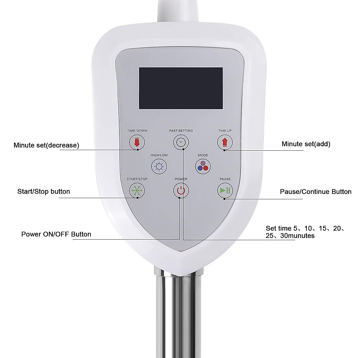 Doc.Royal Teeth Whitening Accelerator MD-669 Digital Display Teeth Whitening Bleaching Whitening Mobile Lamp Machine