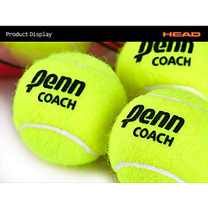 3pcs/ Tube Original Tennis Balls Training Balls Penn Coach Durable Tennis Ball Professional Head Tennis Balls Tennisball Total 6pcs Balls