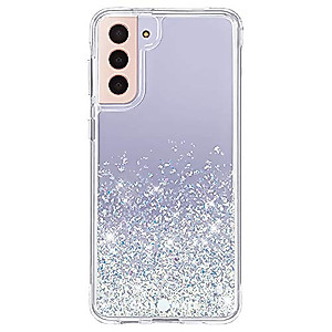 Case-Mate - Twinkle Ombre - Case for Samsung Galaxy S21 Plus 5G - Glitter Foil Elements - 10 ft Drop Protection - 6.7 inch - Stardust