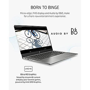 HP Chromebook 14B-NB0010NR 14-inch Touchscreen Laptop, Intel Core i3, 8GB DDR4 RAM, 128GB SSD, Intel UHD Graphics, HDMI, USB-C, MicroSD Reader, WiFi, Google ChromeOS, Mineral Silver (Renewed)