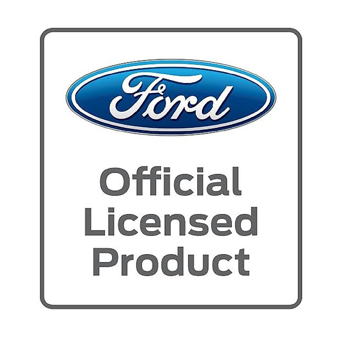 Lucky Ride MUSTANG PONY HOODIE GRILL WITH FORD CAR HOODED SWEATSHIRT, Char, L