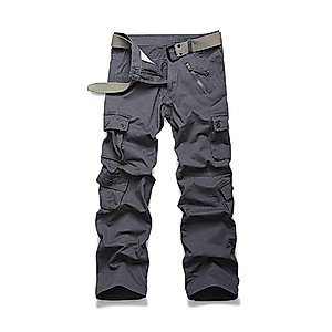TRGPSG Women's Casual Combat Cargo Pants, Cotton Outdoor Camouflage Military Multi Pockets Work Pants 12