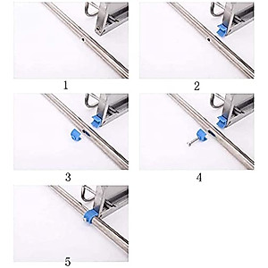 Stainless Steel Trolley - Double Trolley Care Dressing Medical Tray Trolley Clinic Beauty Practical