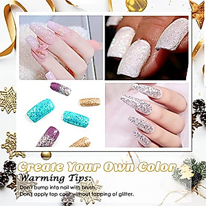 Ceya Holographic Ultra Fine Glitter Powder, 3.5oz/ 100g Iridescent White Craft Glitter Powder 1/128” 0.008” 0.2mm Nail Glitter for Epoxy Resin DIY Craft Tumblers Painting Scrapbooking Christmas Decor