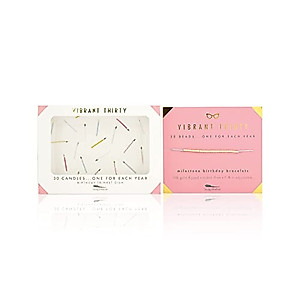 Happy 30th Birthday Gifts for Her - Ceramic Jewelry Dish with 30 Candles, One for Each Year - This Trinket Dish is sure to be a Treasured Gift for 30 Year Old Woman - 30th Birthday Gifts for Women