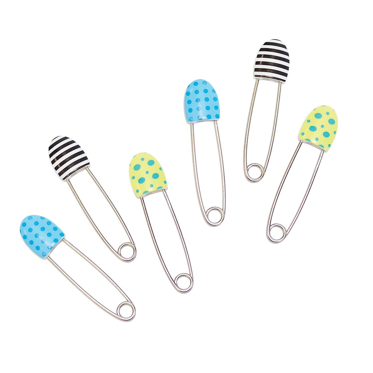 Sassy Sassy Decorative Diaper Pins 6 Count