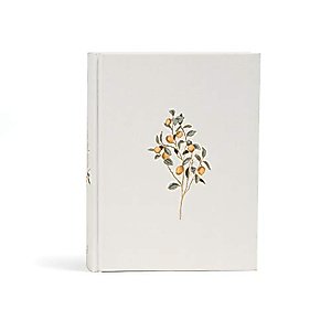 CSB Notetaking Bible, Hosanna Revival Edition, Lemons Cloth Over Board, Black Letter, Single-Column, Journaling Space, Reading Plan, Easy-to-Read Bible Serif Type