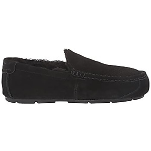 Koolaburra by UGG Men's Tipton Emboss Slipper, Black, Size 8