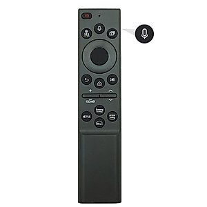 2023 New BN59-01385A（No solar） Replacement Voice Remote fit for Samsung Smart TV,Compatible with Samsung Crystal UHD/QLED/Neo QLED/The Frame/4K/8K Series TVs-1 year warranty