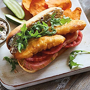 Trident Seafoods - Pub House Battered Cod - 12 oz, Frozen - Wild Caught Alaska Cod - 11g of Protein and 780mg of Omega-3 Per Serving - Made from Whole Fillets - Certified Sustainable