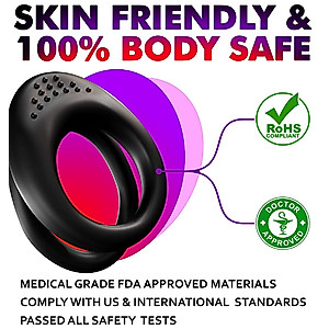 Silicone O-Ring- Cock Rings for Men Sex Games Rubber Cock Ring Penis Rings Sex Toys for Couples Soft Silicone Couples Penis Rings for Men Sunglasses HNSJS-12