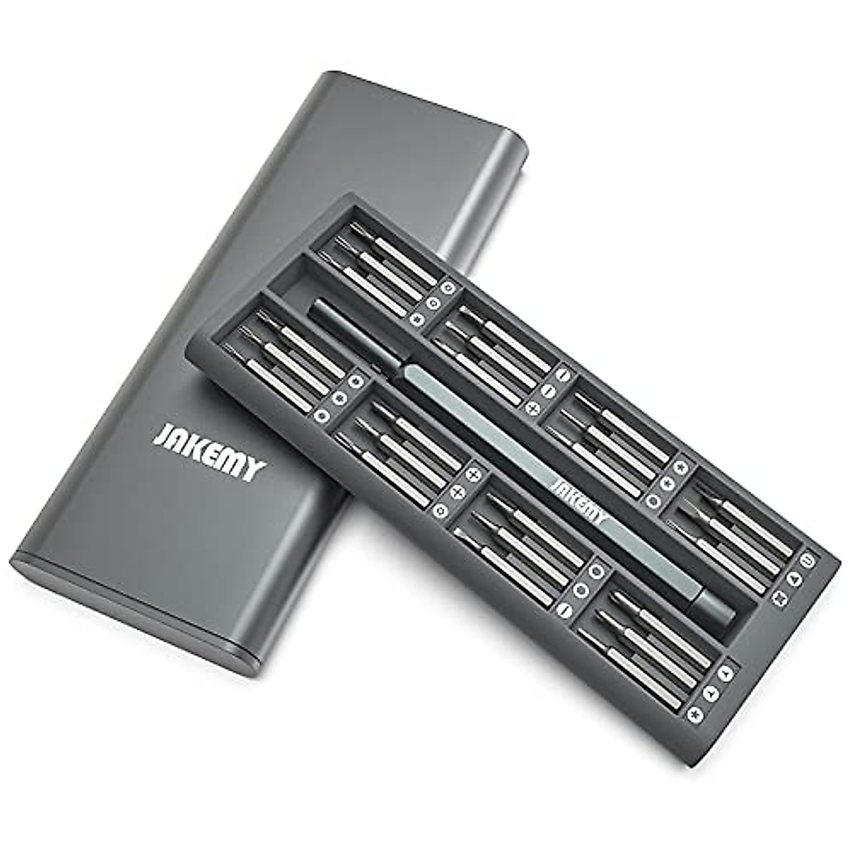 Precision Screwdriver Set 49 PCS Small Magnetic Bits Exquisite Tools Pentalobe Slotted Phillips Hex Torx Electronics Repair Kit for iPhone iPad Tablet Xbox