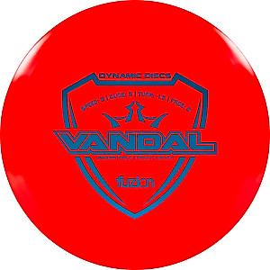 Dynamic Discs Fuzion Vandal Fairway Driver Golf Disc [Colors Will Vary] - 173-176g