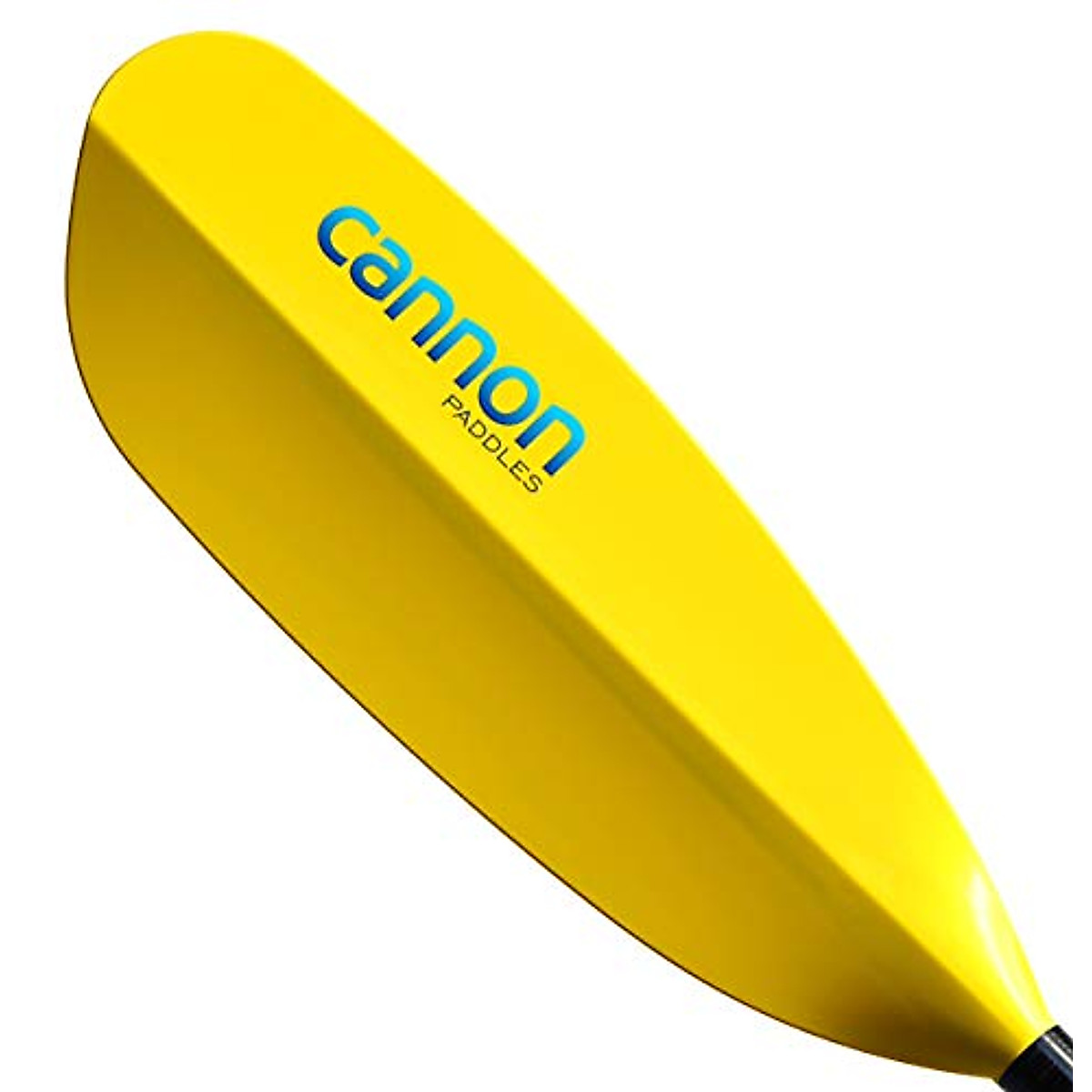 Cannon Paddles Nokomis FX Touring Kayak Paddle with Yellow Fiberglass Reinforced Polymer Blades (2-Piece), Black/Yellow, 240cm