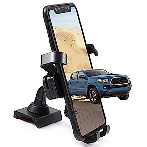 CHEAYAR Car Phone Holder ,Car Phone Mount Tacoma , for All Mobile Phones,Phone Mount Dash Clip, Compatible with Tacoma 2015 2016 2017 2018 2019 2020 2021 2022 2023